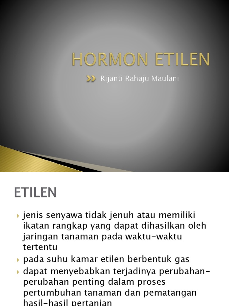 Hormon-Etilen | PDF