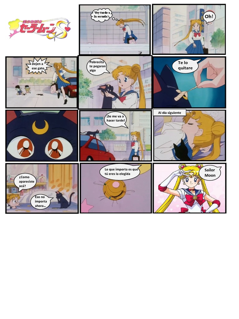 Camila Sánchez - Tarea Computo - Historieta Ánime - Sailor Moon | PDF