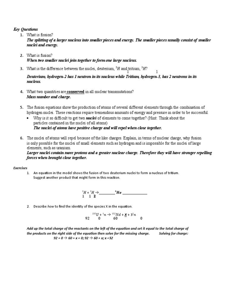 Kelompok 1 - Fission and Fussion | PDF | Atomic Nucleus | Nuclear Fusion