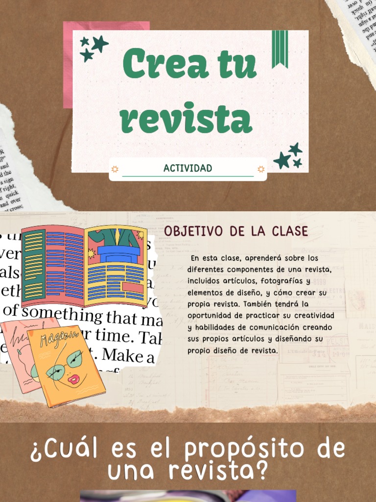 Crea Tu Crea Tu Revista Revista | PDF | Revistas | Diseño