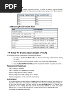 ITN Final PT Skills Assessment | PDF | Computer Network | Ip Address