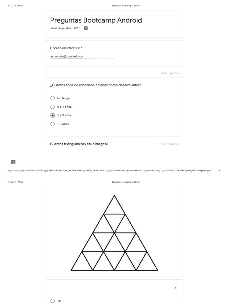 Preguntas Bootcamp Android | PDF | Lógica