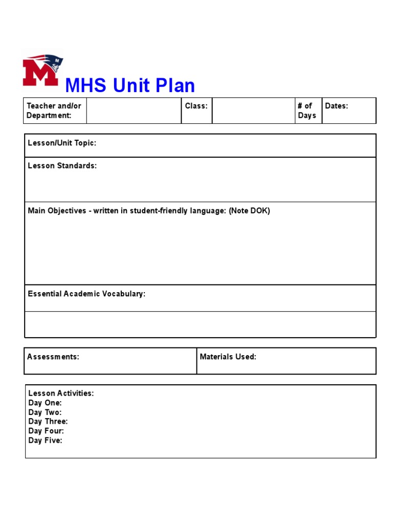 MHS Lesson Plan Minnesota | PDF