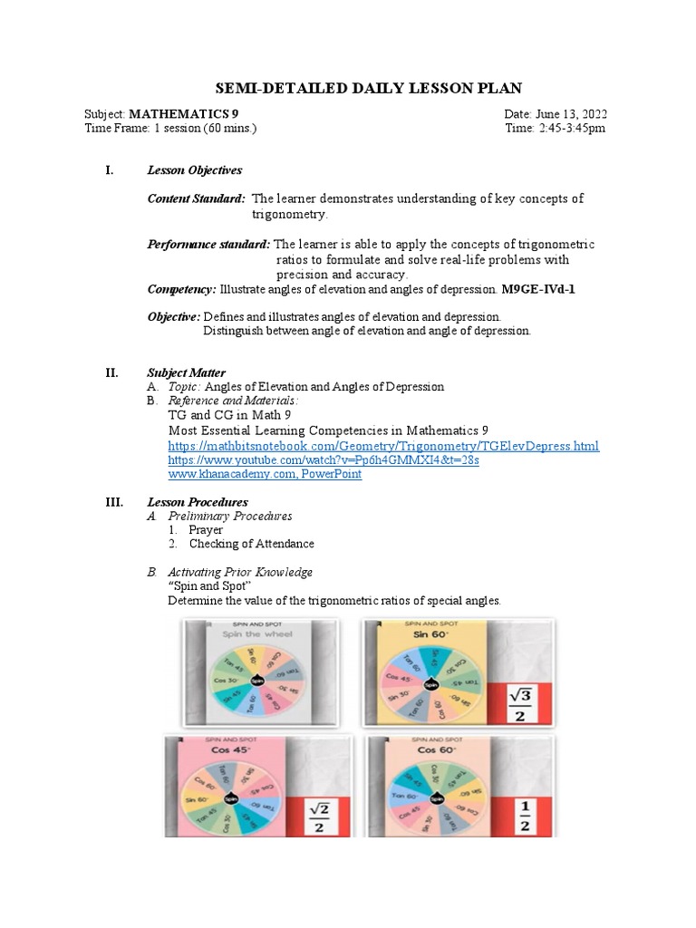 Cot 2 | PDF | Mathematics | Learning