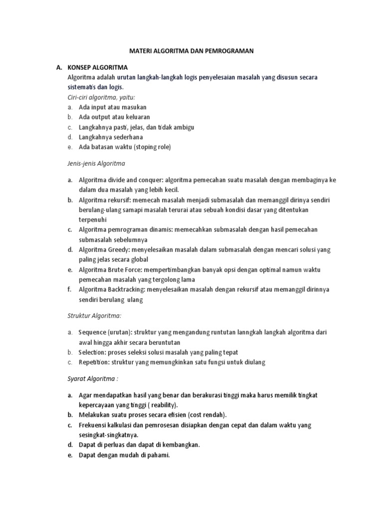 Algoritma Adalah .: Urutan Langkah-Langkah Logis Penyelesaian Masalah ...