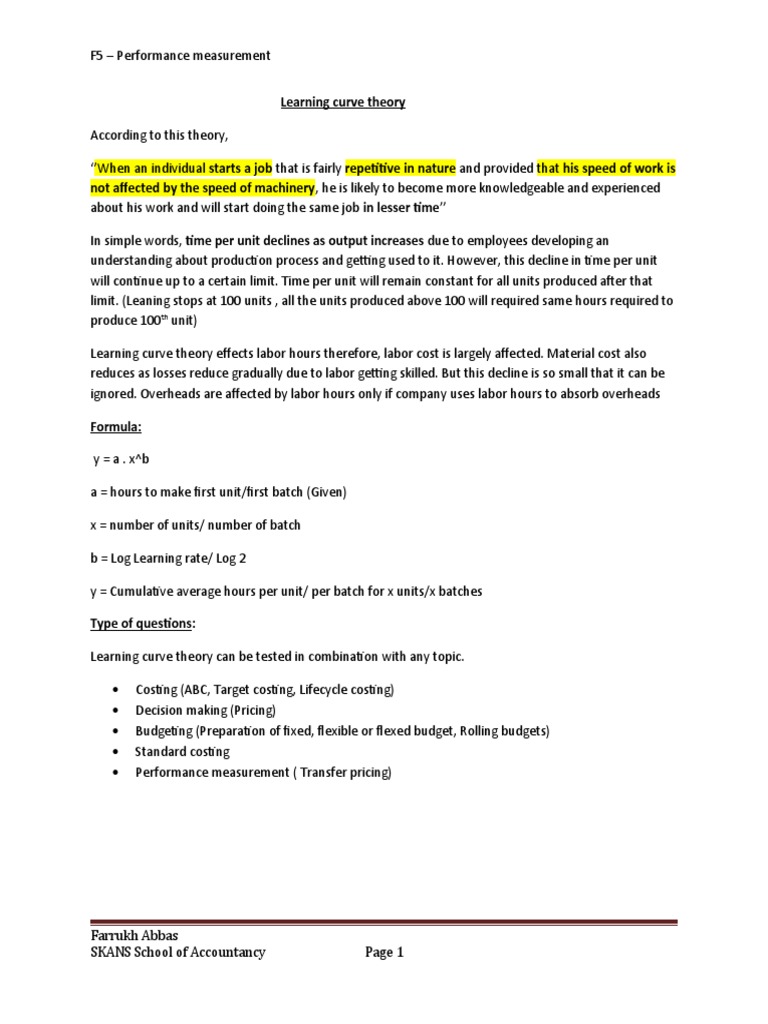 F5 - LCT-1 | PDF | Demand | Prices