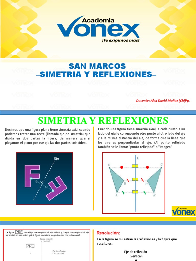 Simetria y Reflexiones - Diagrama de Flujo | PDF | Triángulo | Sistema ...