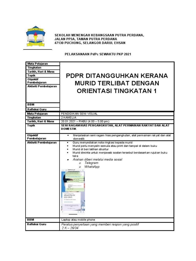 RPH PDPR | PDF