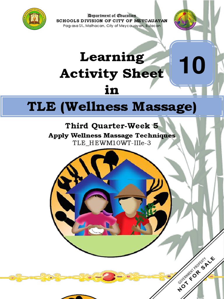 Grade10Wellness - Week5 - MNHS - Module | PDF | Hand | Massage