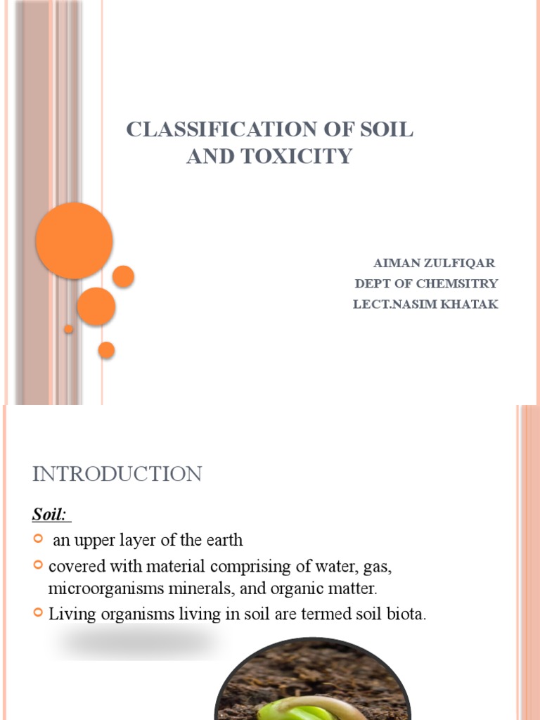 Classification of Soil | PDF | Soil | Loam