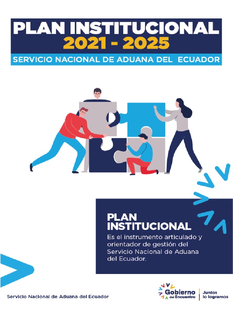 Plan Institucional SENAE 2021 2025 | PDF | aduana | Ecuador