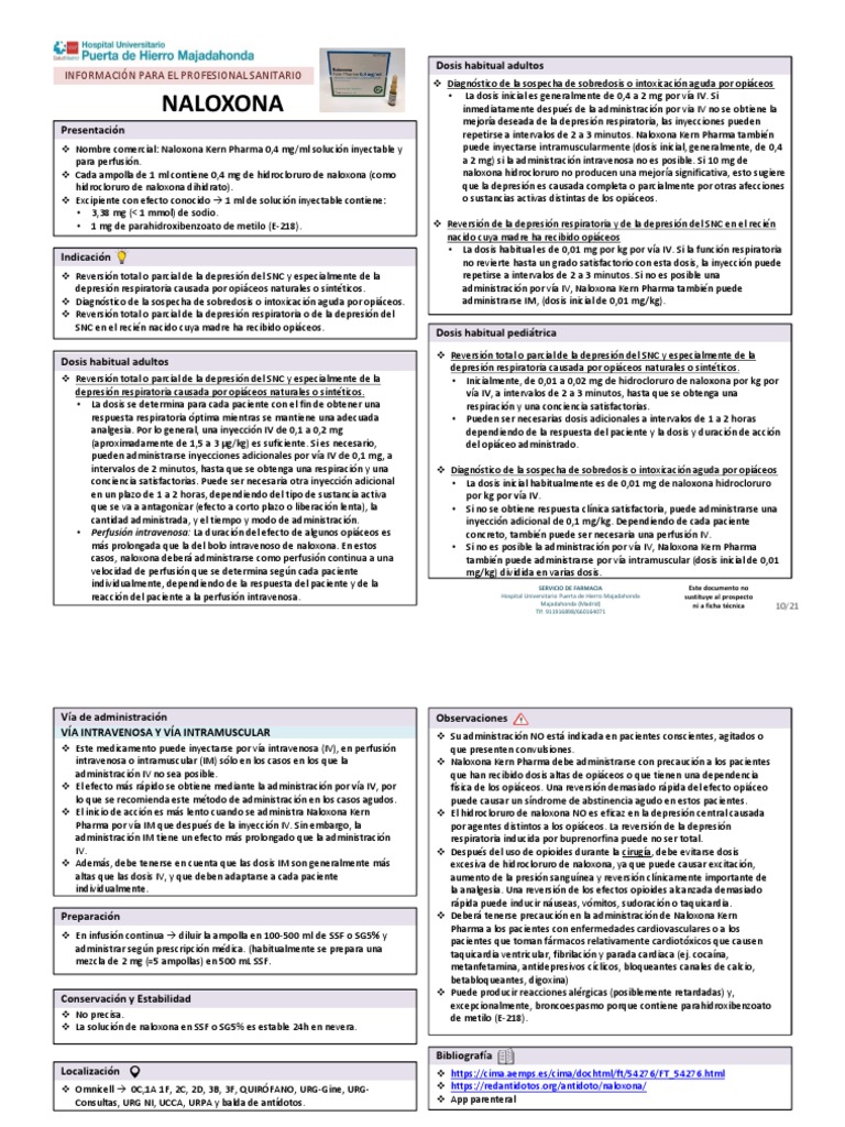 Naloxona | PDF | Naloxona | Medicina CLINICA