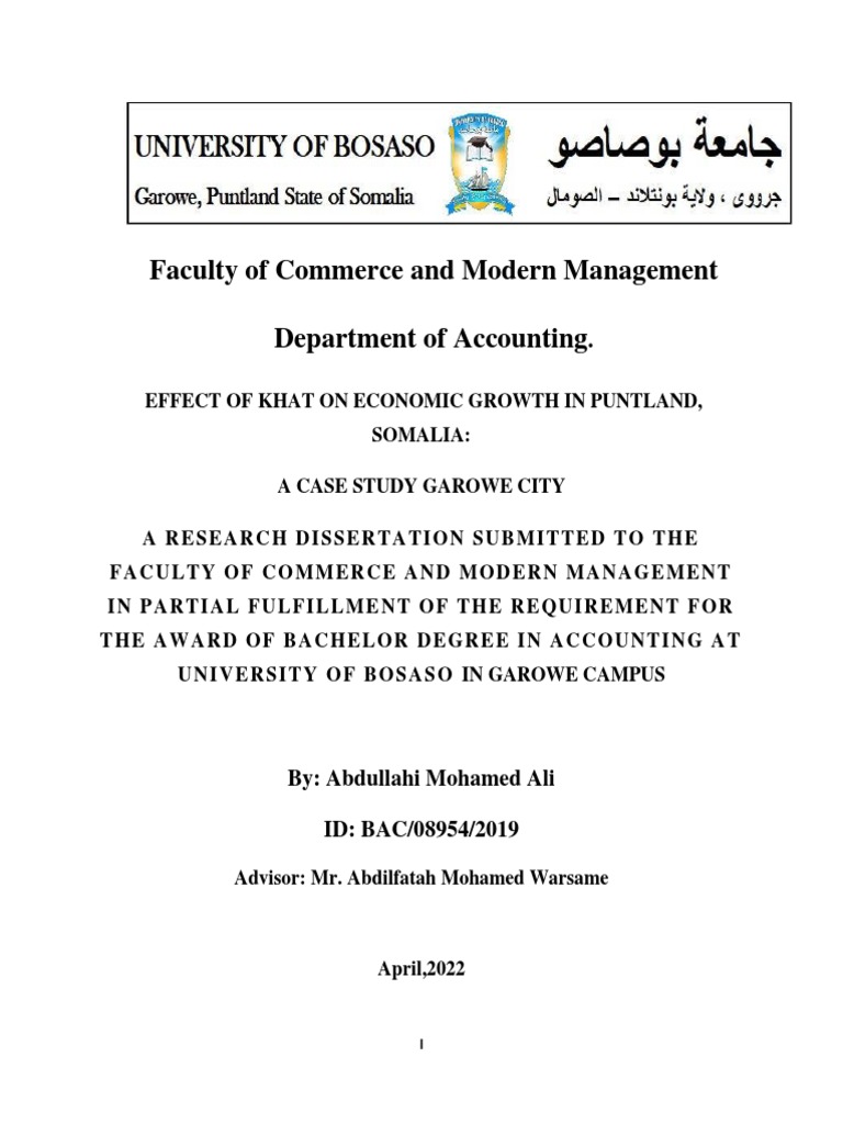 Abdlle Thesis | PDF | Validity (Statistics) | Sampling (Statistics)