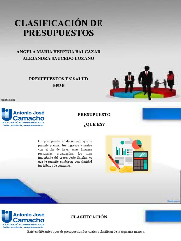 Clasificacion de Presupuestos | PDF | Presupuesto | Economias