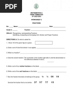 Year 6 Sats Practice Questions Fractions - Ver - 2 | PDF | Mathematics ...