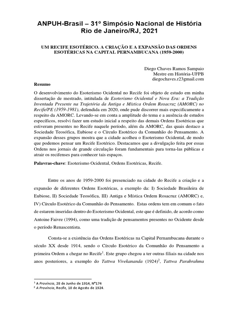 Arquivo | PDF | Nova Era | Teosofia