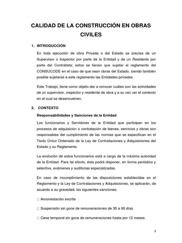 Contrato de Obra y Supervisión en Construcción | PDF | Contratista general