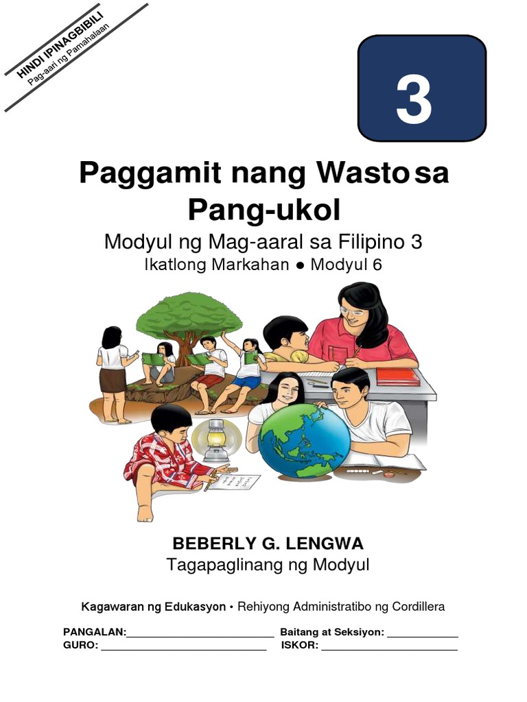 Pag Gamit NG Wastong Pang Ukol | PDF