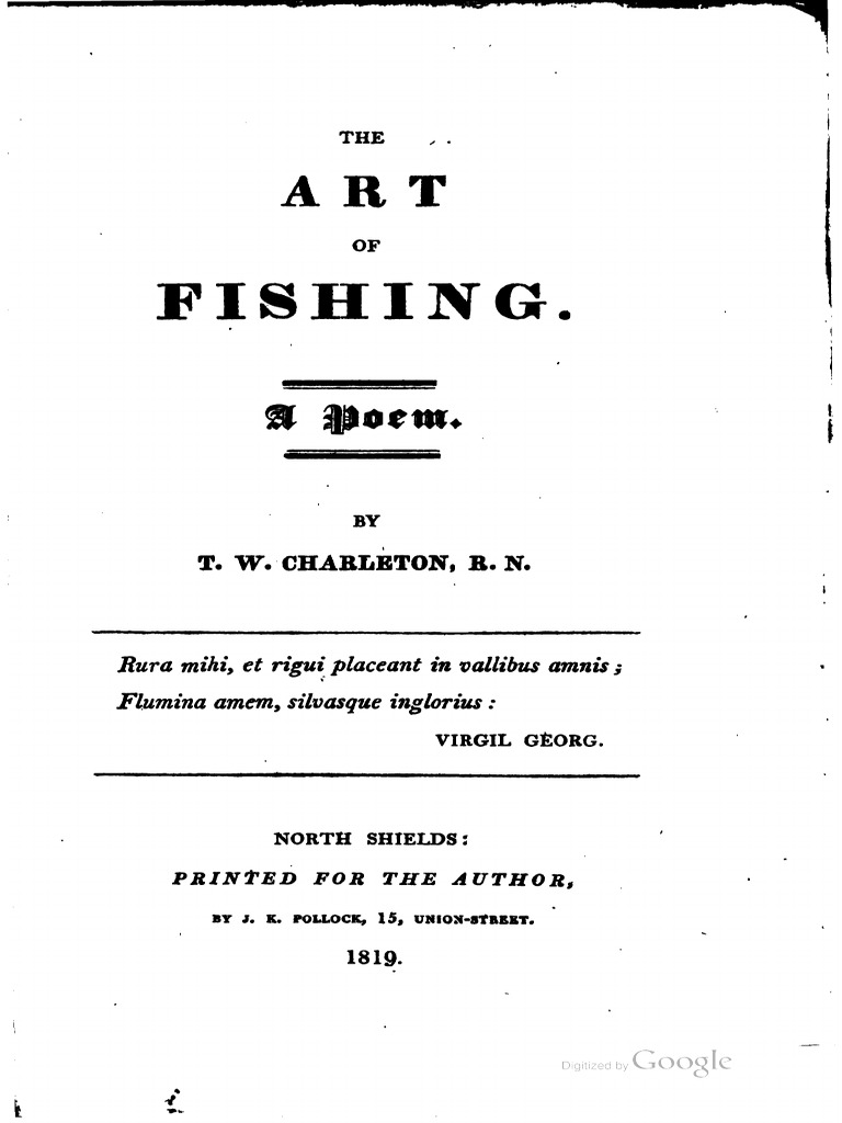 The Art of Fishing, A Poem | PDF