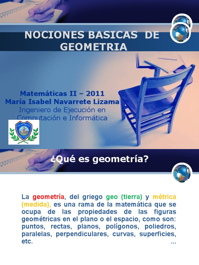 Nociones Basicas de Geometria | PDF | Conjunto (Matemáticas) | Geometría