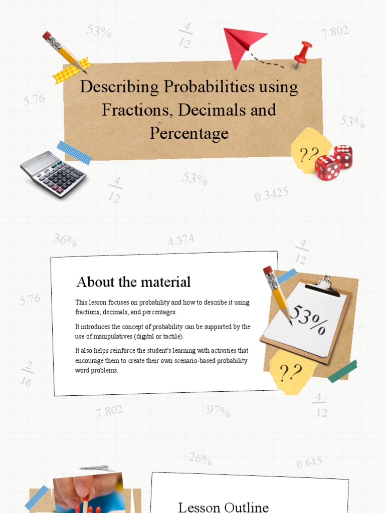 Understanding Probability Basics | PDF | Percentage | Numbers