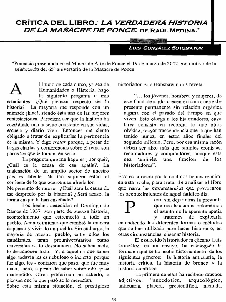 Masacre de Ponce | PDF