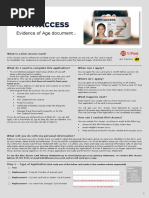 Form 9 - Application For Renewal of National Identification Card Form | PDF