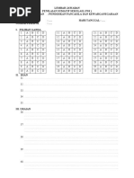 Lembar Jawaban Pilihan Ganda | PDF | Teaching Methods & Materials