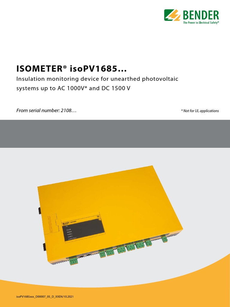 isoPV1685xxx D00007 D XXEN | PDF | Photovoltaic System | Capacitor