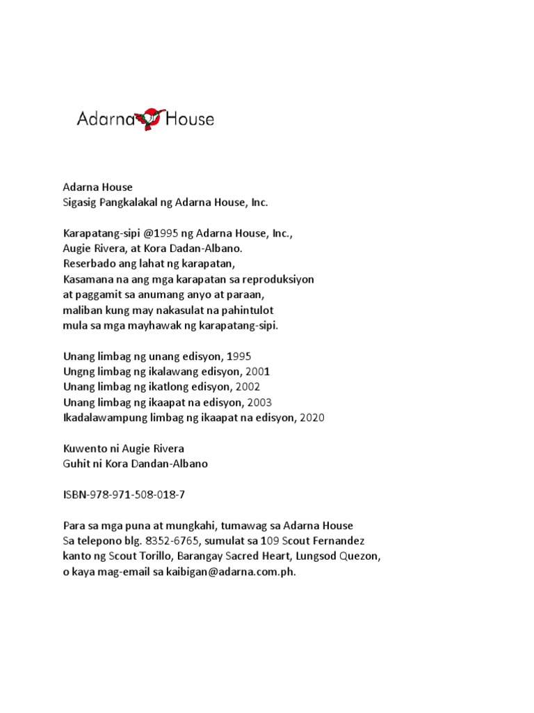 Adarna House 2 | PDF