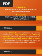 Panimula, Gitna, Wakas | PDF