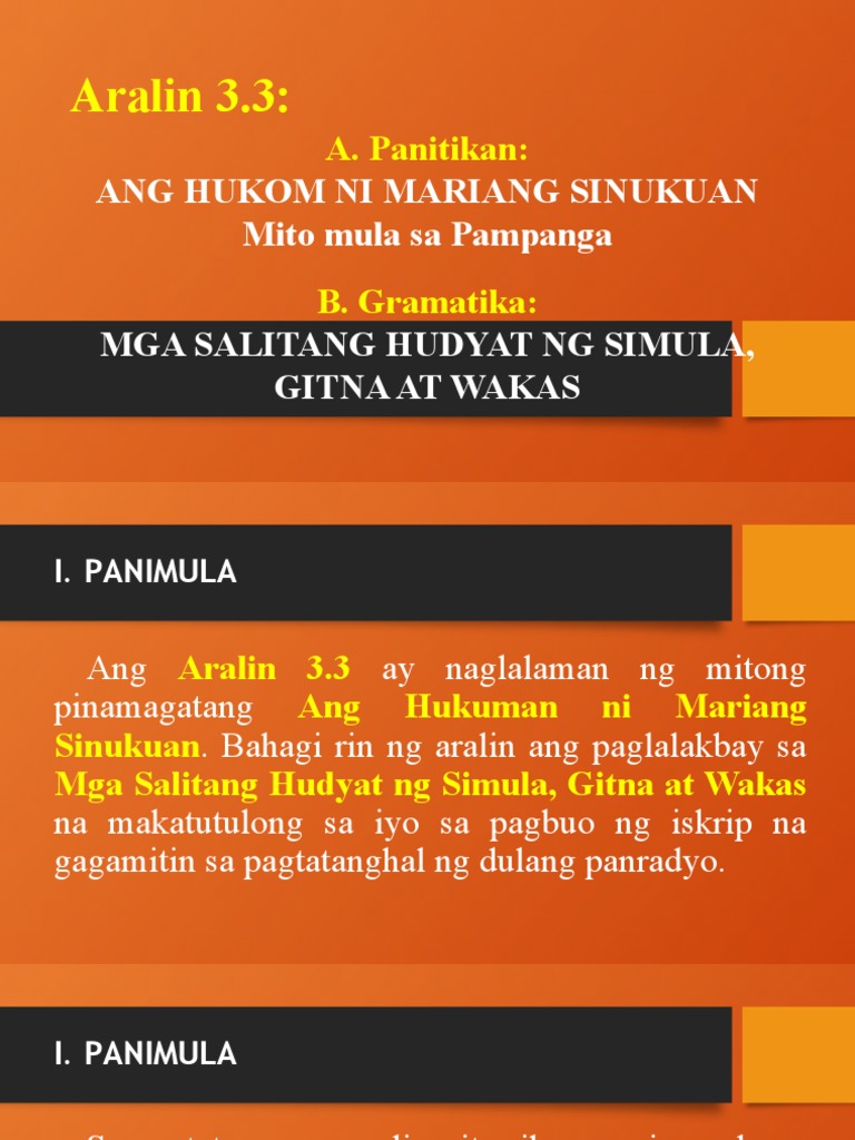 Fil7-3q-Aralin 3.3 | PDF