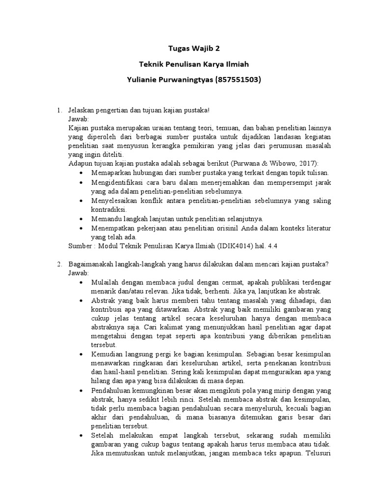 TugasWajib2 KARIL | PDF