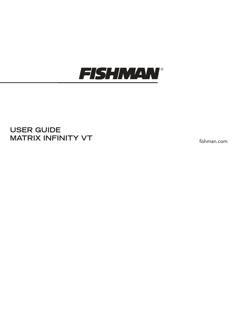Matrix Infinity VT User Guide | PDF | Guitars | Electronics