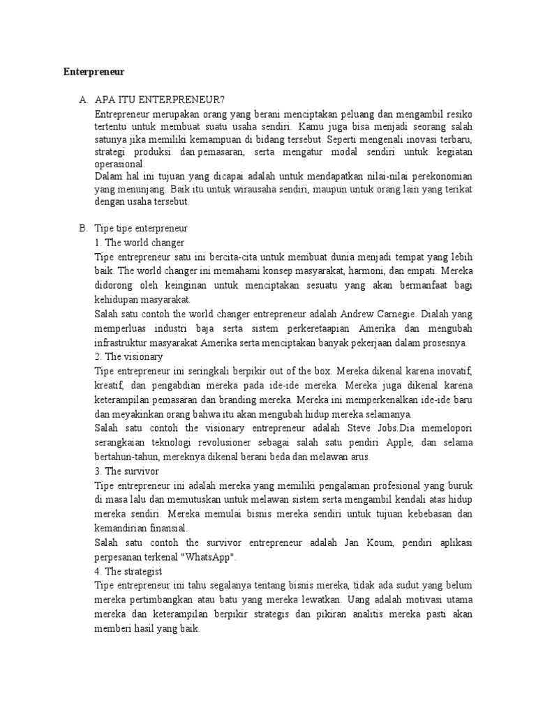 Enterpreneur | PDF