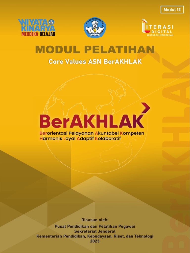 Modul 12 - Core Value ASN BerAKHLAK | PDF