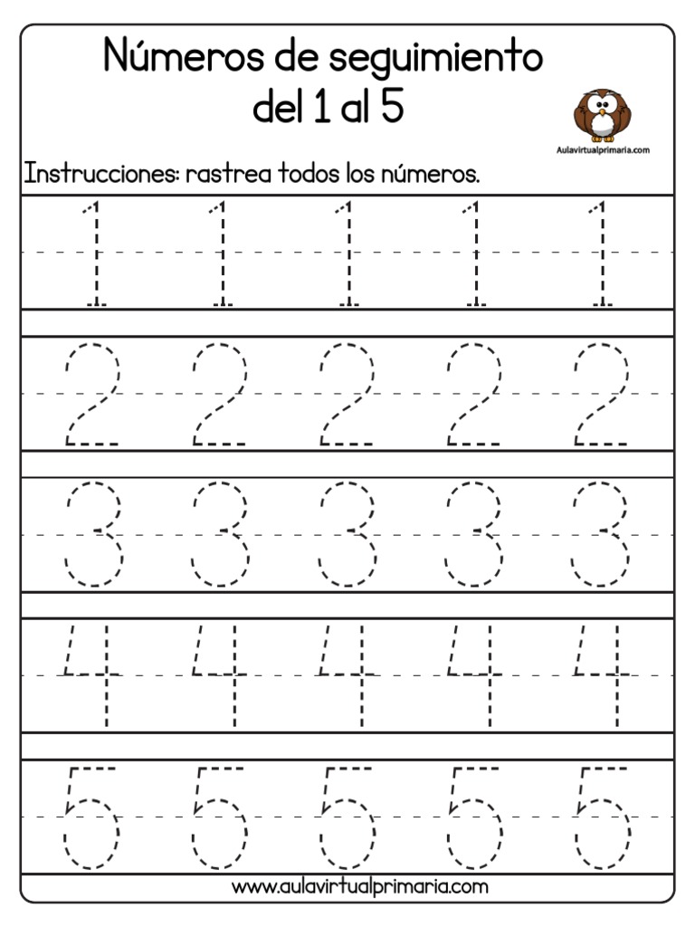 Trazos de Los Numeros | PDF