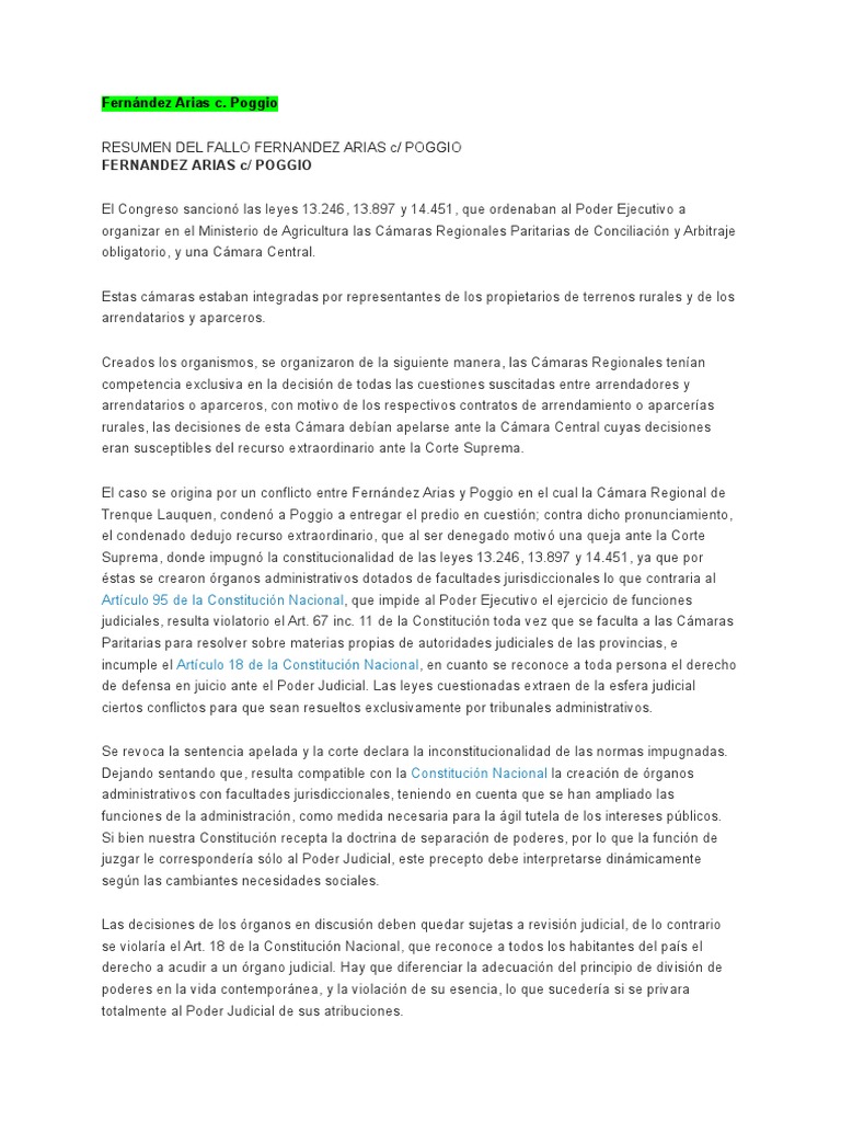 Resumen Fallos | PDF | Judicaturas | Principios éticos