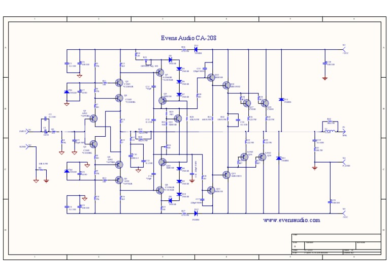 Evens Audio CA-208 | PDF