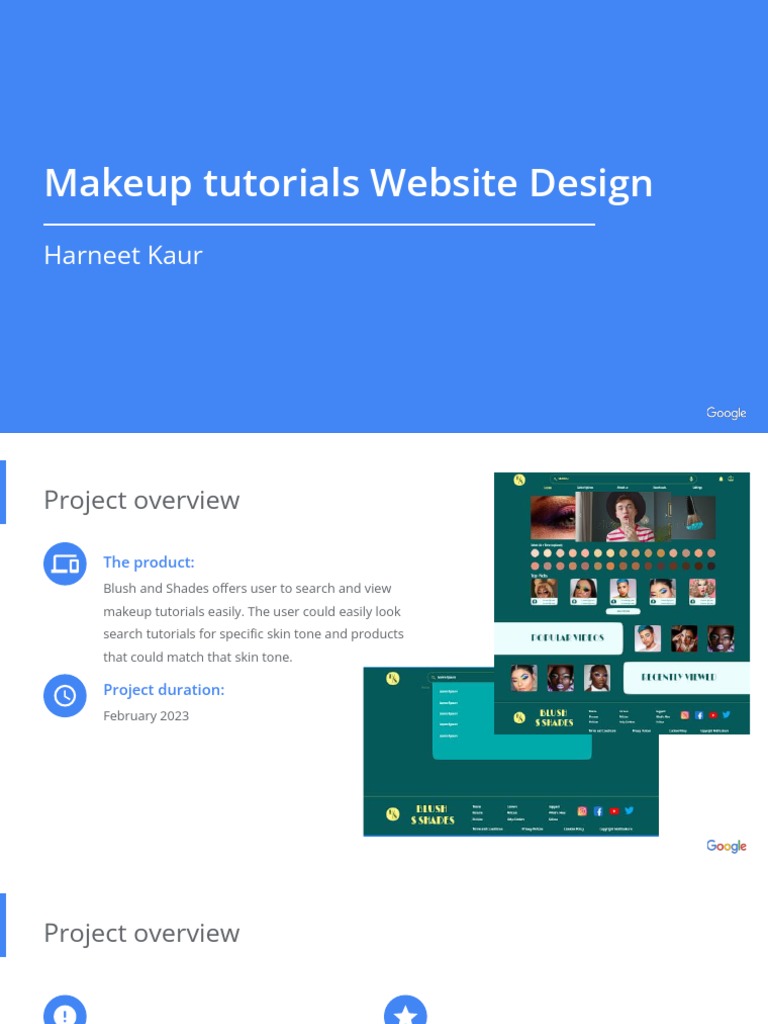 Case Study Makeup Tutorial | PDF | Usability | Computing