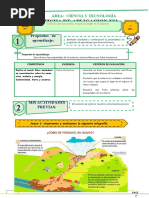 4° SESIÓN DE APRENDIZAJE SESIÓN2 -SEM.1-EXP.1-CyT | PDF | Aprendizaje | Mitosis