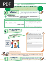 4° SESIÓN DE APRENDIZAJE SESIÓN2 -SEM.1-EXP.1-CyT | PDF | Aprendizaje | Mitosis
