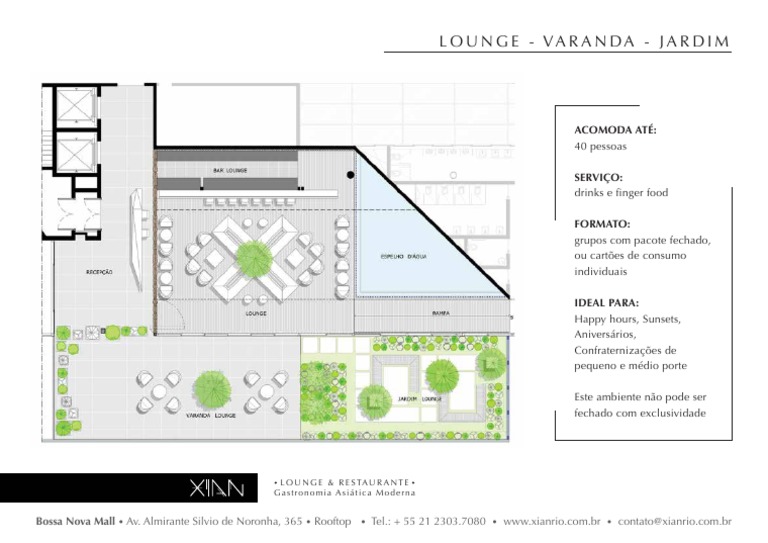 Xian Eventos Plantas Lounge | PDF