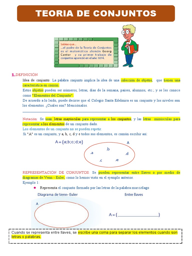 Teoría de Conjuntos | PDF | Conjunto (Matemáticas) | Matemáticas