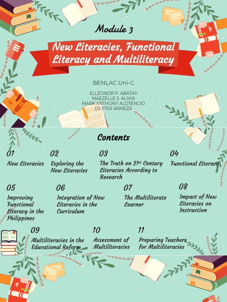 Module 3-BENLAC | PDF | Literacy | Learning