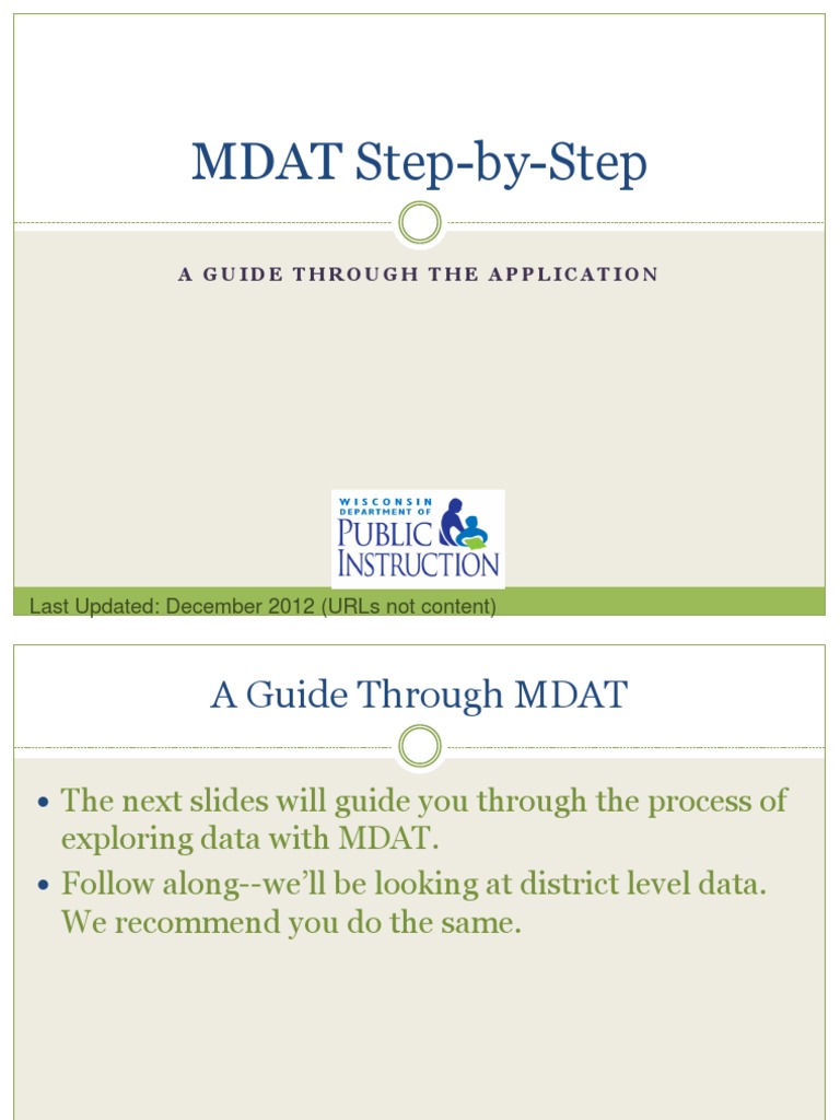 Mdat Step by Step | PDF | Login | Data