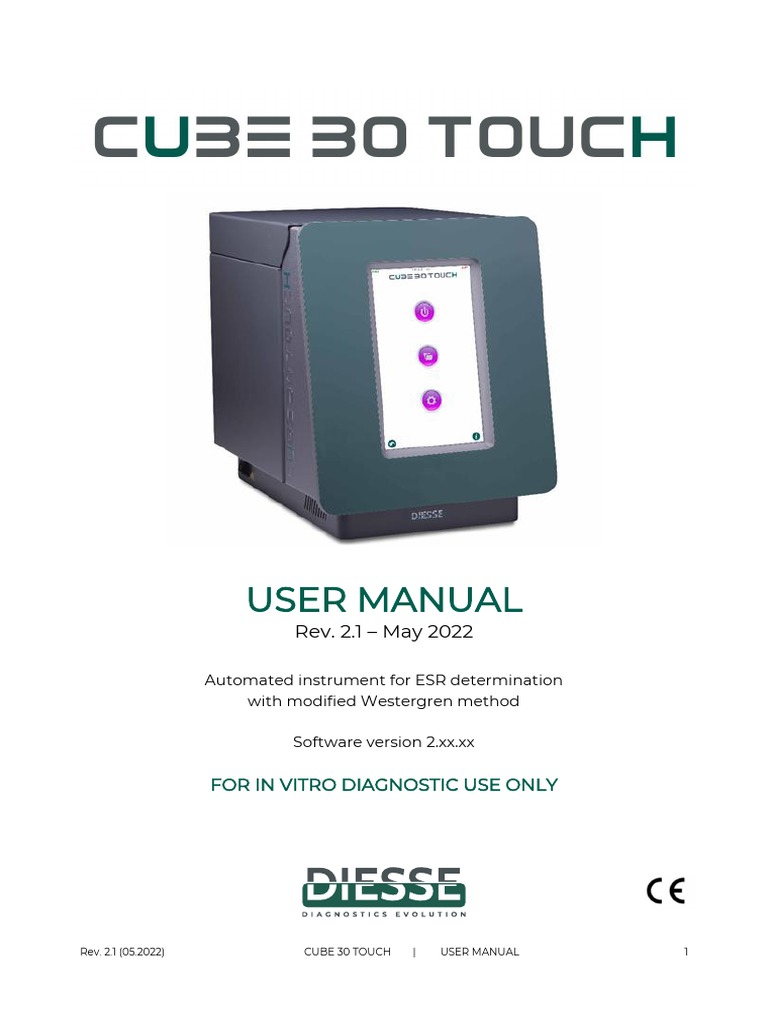 Cube 30 Touch User Manual Rev. 2.1 en 05.2022 | PDF | Science ...