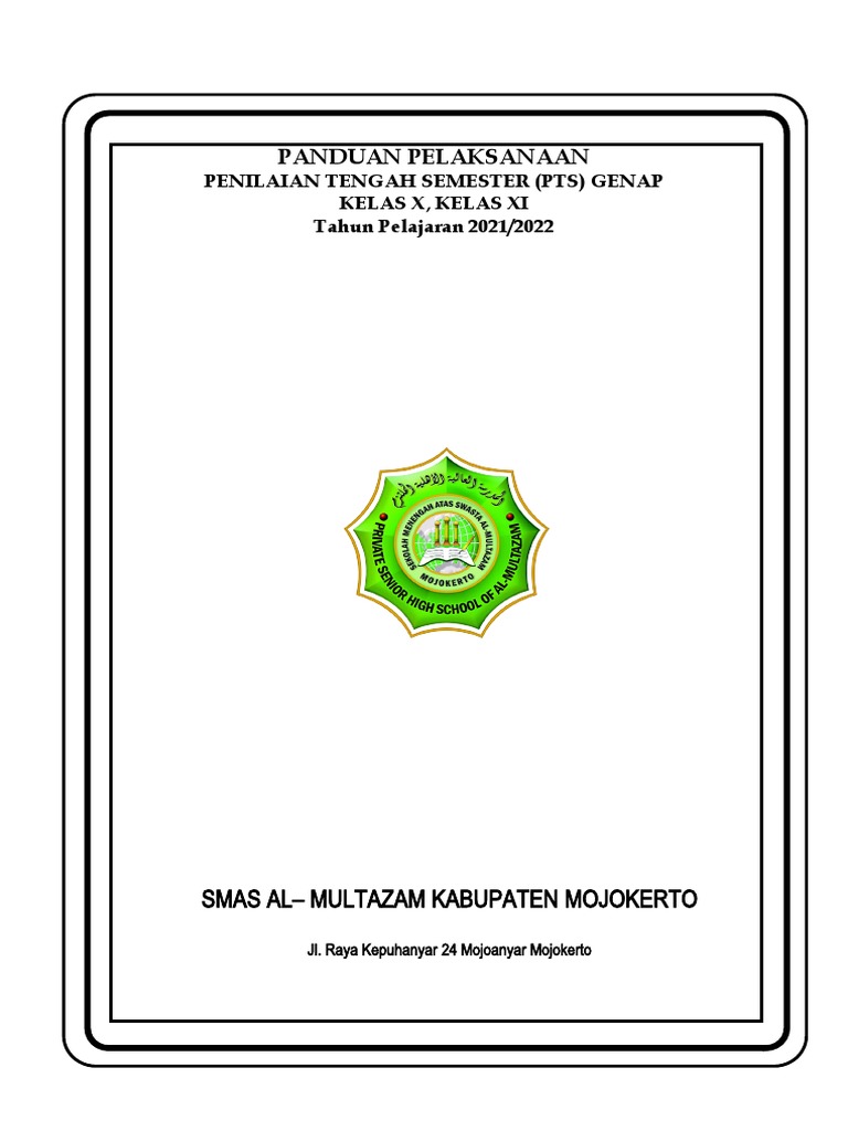 Panduan Pelaksanaan PTS Fix | PDF