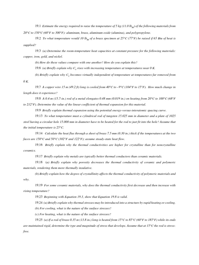Assignment 14 2023 | Download Free PDF | Thermal Conductivity | Ceramics