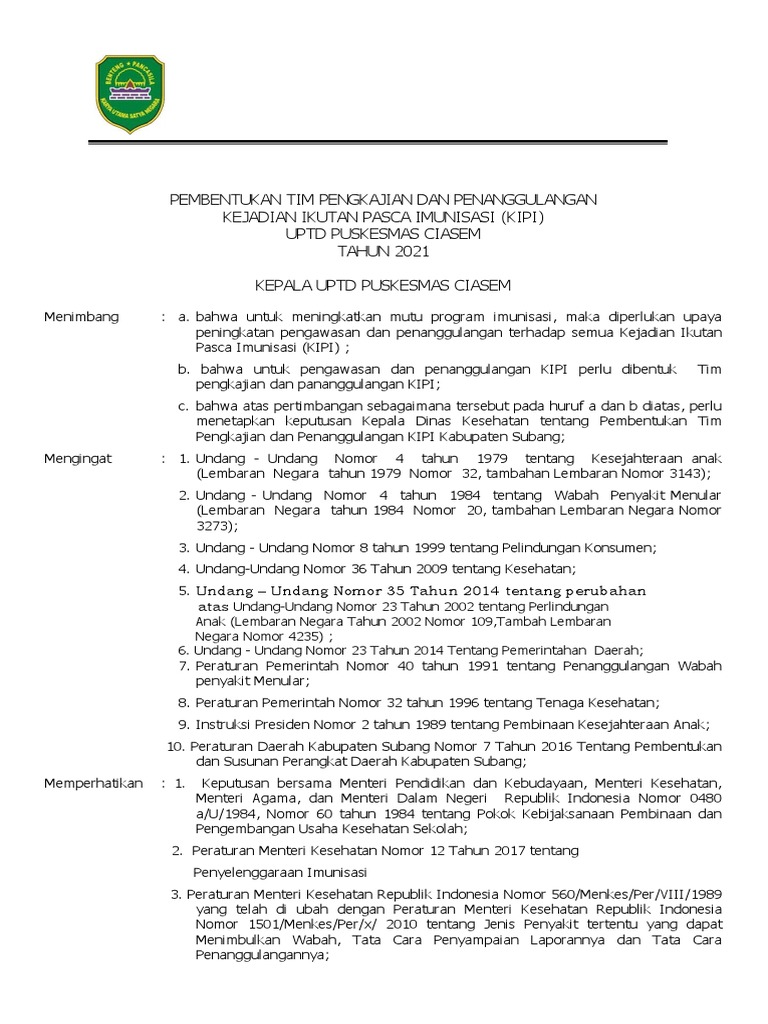 SK Kipi 2021 KAB. subang | PDF